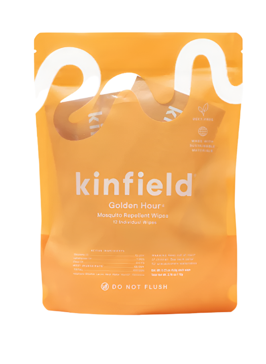 Kinfield - Golden Hour Wipes - Natural Mosquito Repellent | The GLW Shop