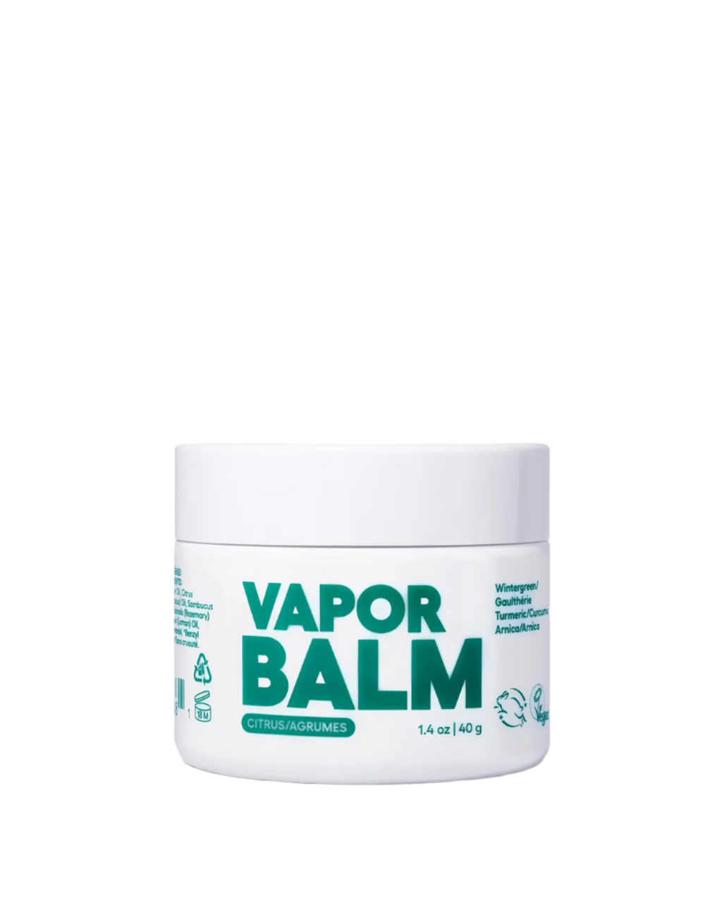 Zizia Botanicals - Vapor Balm Glass Jar | The GLW Shop