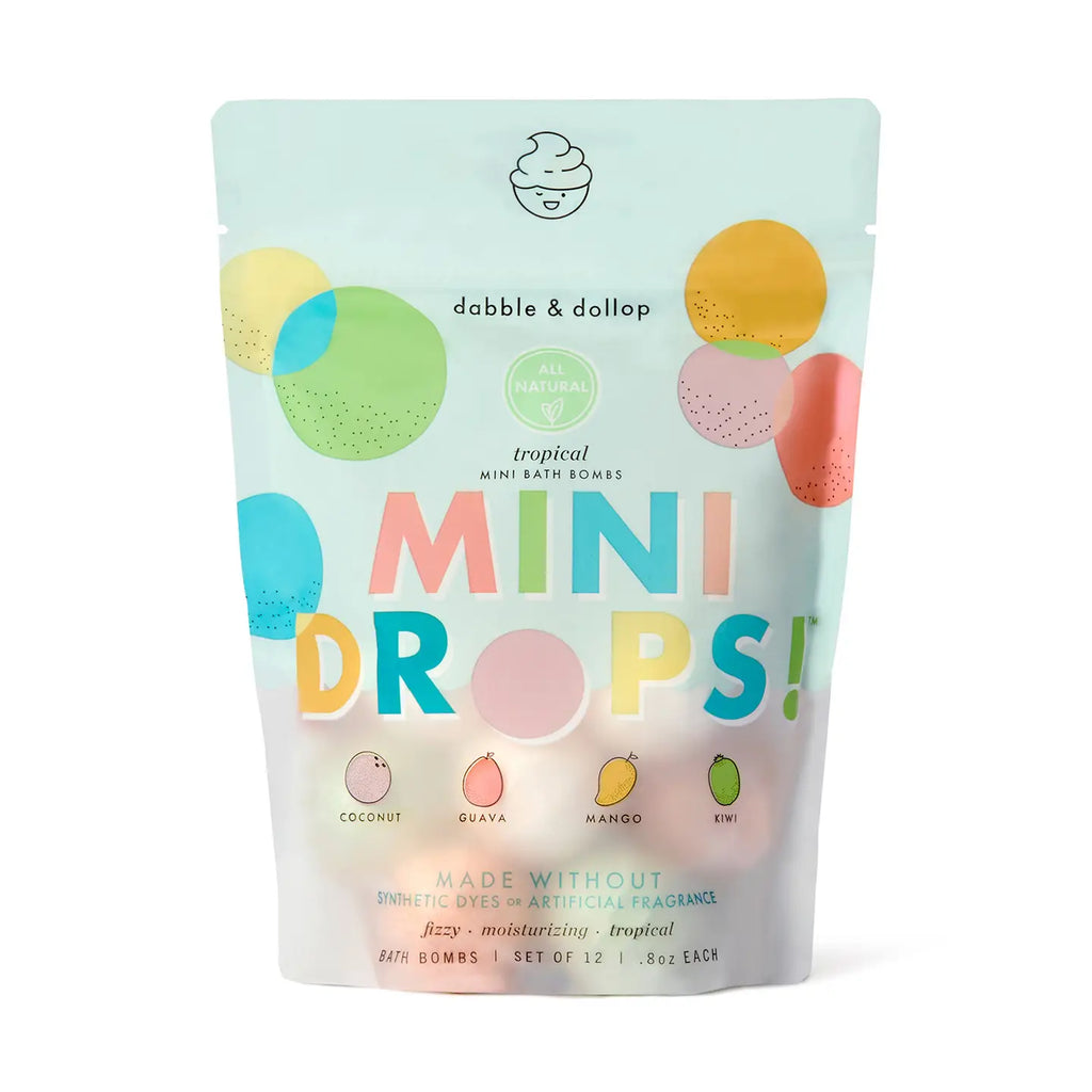 Dabble & Dollop - Mini Drops Bath Bombs - All-Natural Tropical | The ...